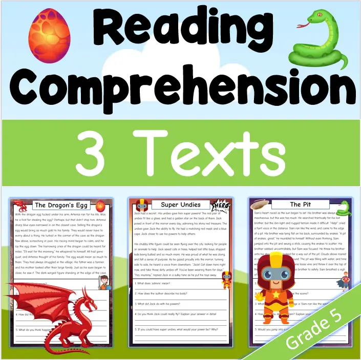 Grade 5 & 6 Reading Comprehension | Free